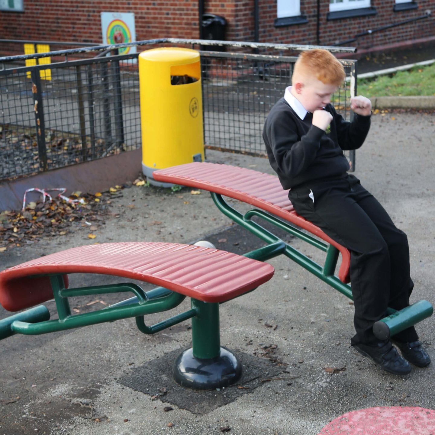 Children's Double Sit Up Bench | Playground Equipment