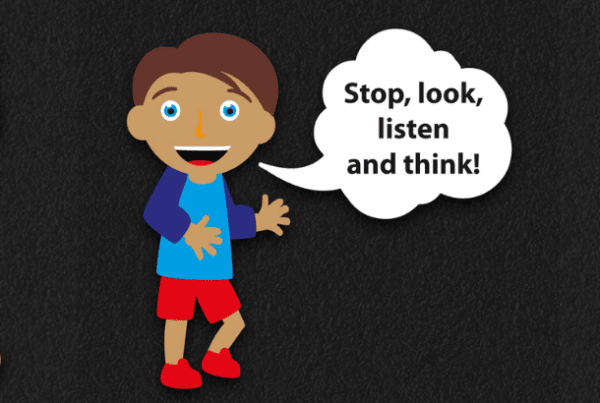 Stop, Look, Listen, Think | Playground Equipment